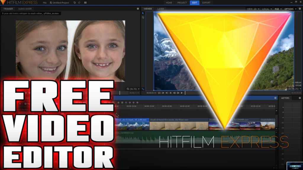 Free Video Editor - Hitfilm Express - benonistudio