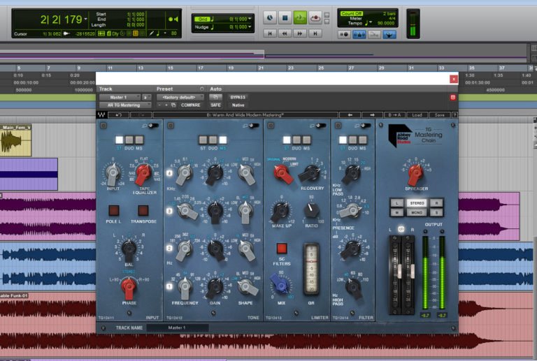 Waves Abbey Road TG Mastering Chain In Depth Review - benonistudio