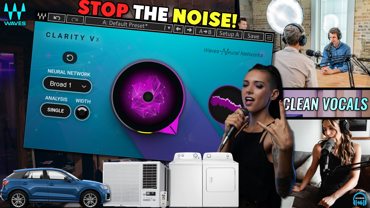 Waves CLARITY Vx - Clean Vocals/Stop the Noise! - benonistudio