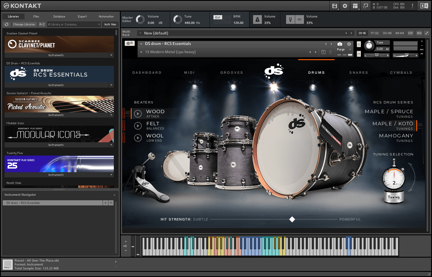 Production Ready Drums Red Pack Drums Ds Drum Rcs Essentials For