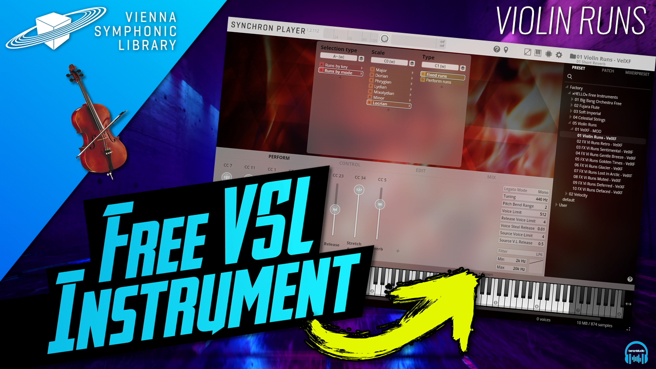 Violin Runs - FREE from Vienna Symphonic Library - benonistudio