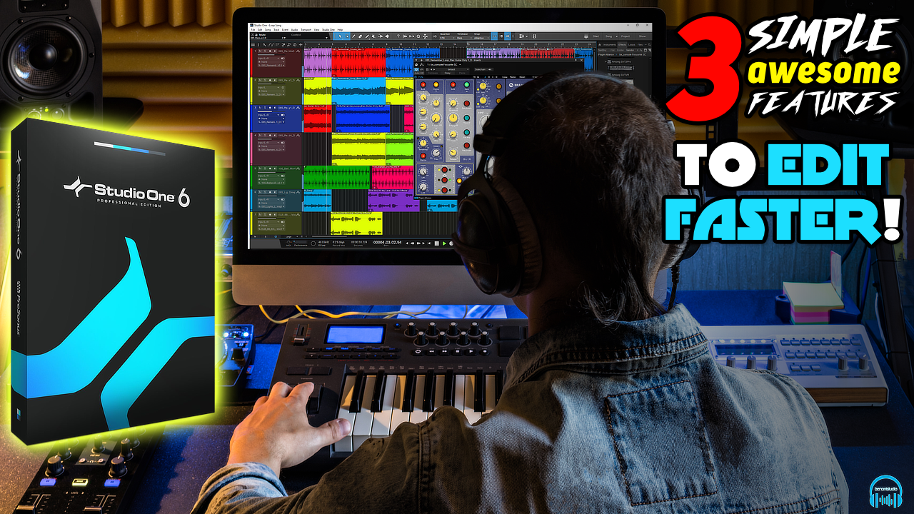 Why PreSonus Studio One 6 is SO FAST to Edit With - benonistudio