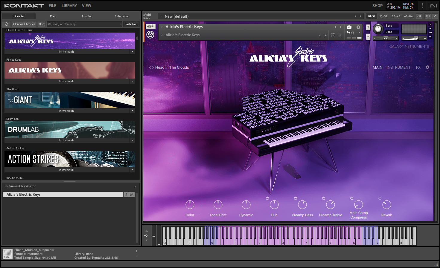 Alicia's Electric Keys for Kontakt - Yamaha CP-70 Electric Piano ...
