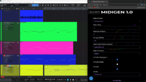 FREE AI MIDI Generator - MIDIGEN - benonistudio